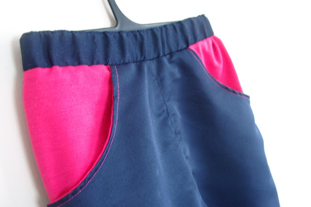 Helen Crafty Stall: Kid's Casual Two-colored Pants (free pattern ...