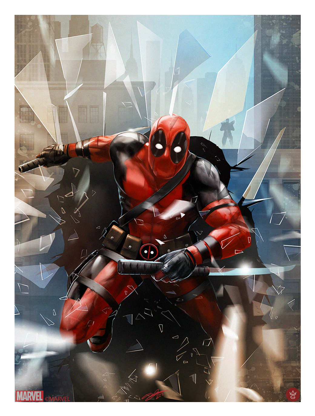 The Geeky Nerfherder: #CoolArt: New 'Deadpool' & 'Cable' Prints by Andy ...