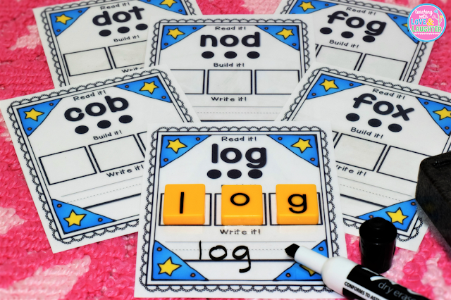 Teaching With Love and Laughter: CVC Words {Read it! Build it! Write it!}