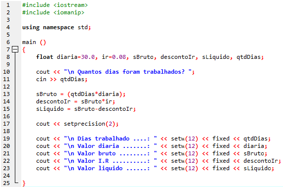 Aprender Programar em C++: Fevereiro 2015