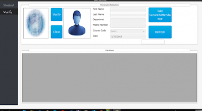 Biometric Attendance Management System in With Complete Source code