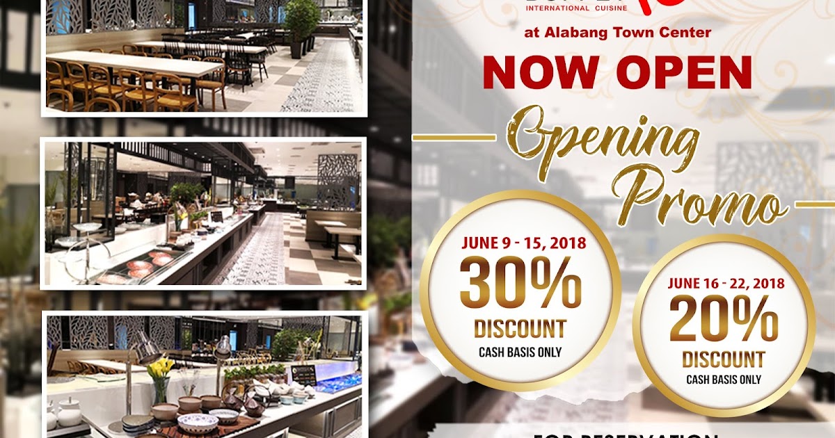 Manila Shopper: Buffet 101 ATC Grand Opening Promo: June 2018