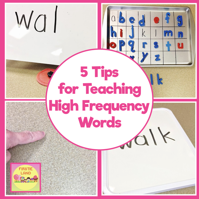 Five Tips To Teach High Frequencey Words - Firstieland - First Grade ...