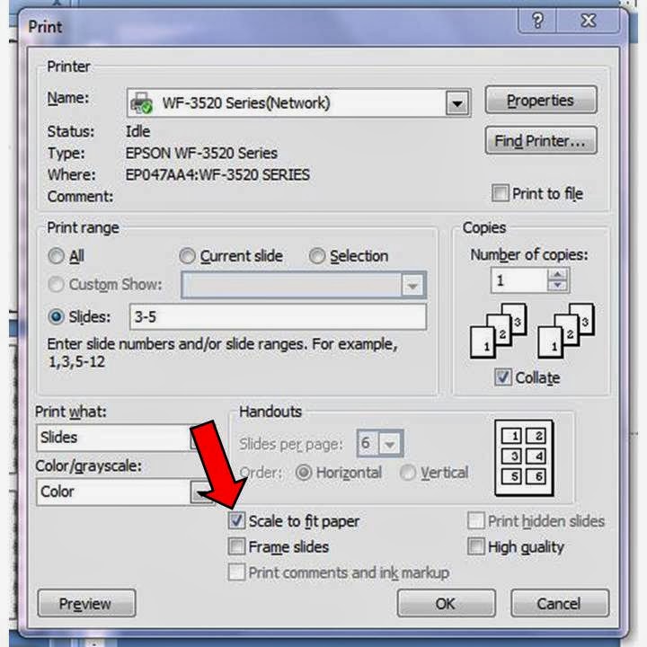 Over the 1st Grade Rainbow: How to Print Full Scale in PowerPoint