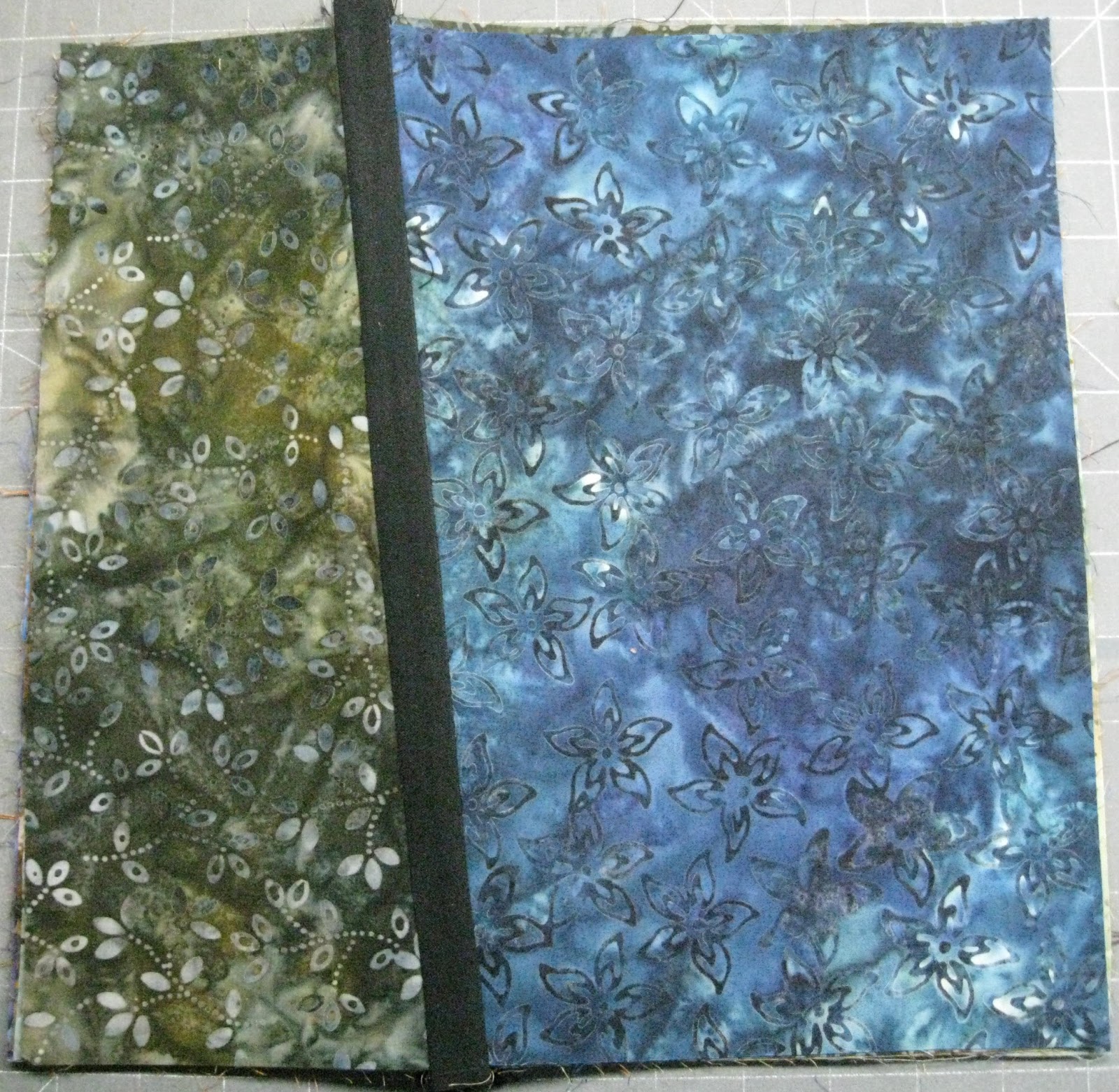 Socks have NO THUMBS!: Stained Glass STACK n' SLASH. Quilt As You Go.