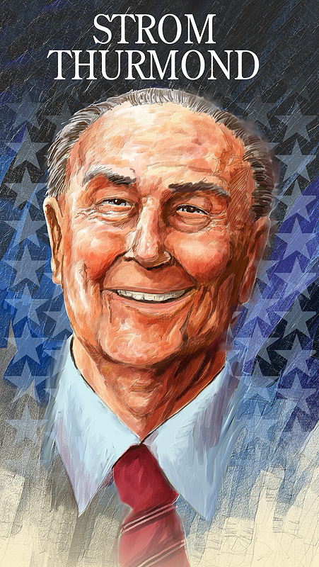 Nate Owens' Art Pad: Portrait: A US Senator