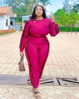 Weight : Georgina Ibeh weighs about 80Kg now.