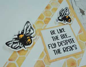 Laurie's Stamping Blog: Be like the bee...