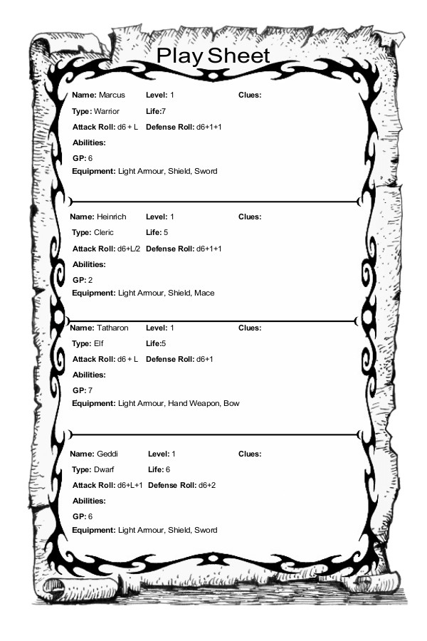 Wee Blokes: 4aD: First Adventure - Life Can Be Random