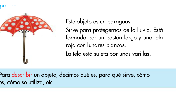 01/02/2017. Descripción de objetos. ~ Blog de Primaria José Luís