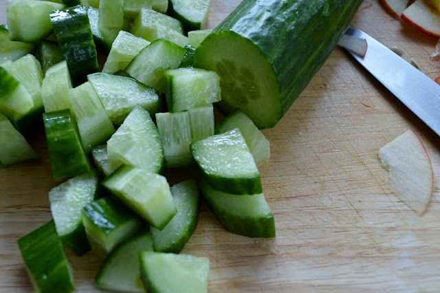 Cucumber, Bean, Mint & Apple Salad with Roasted Hazelnuts GF SCD ...