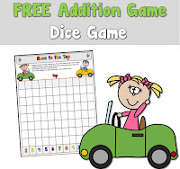 Free Addition Dice Game | Teacher's Take-Out