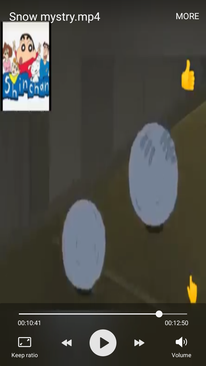 Shinchan melting snowman