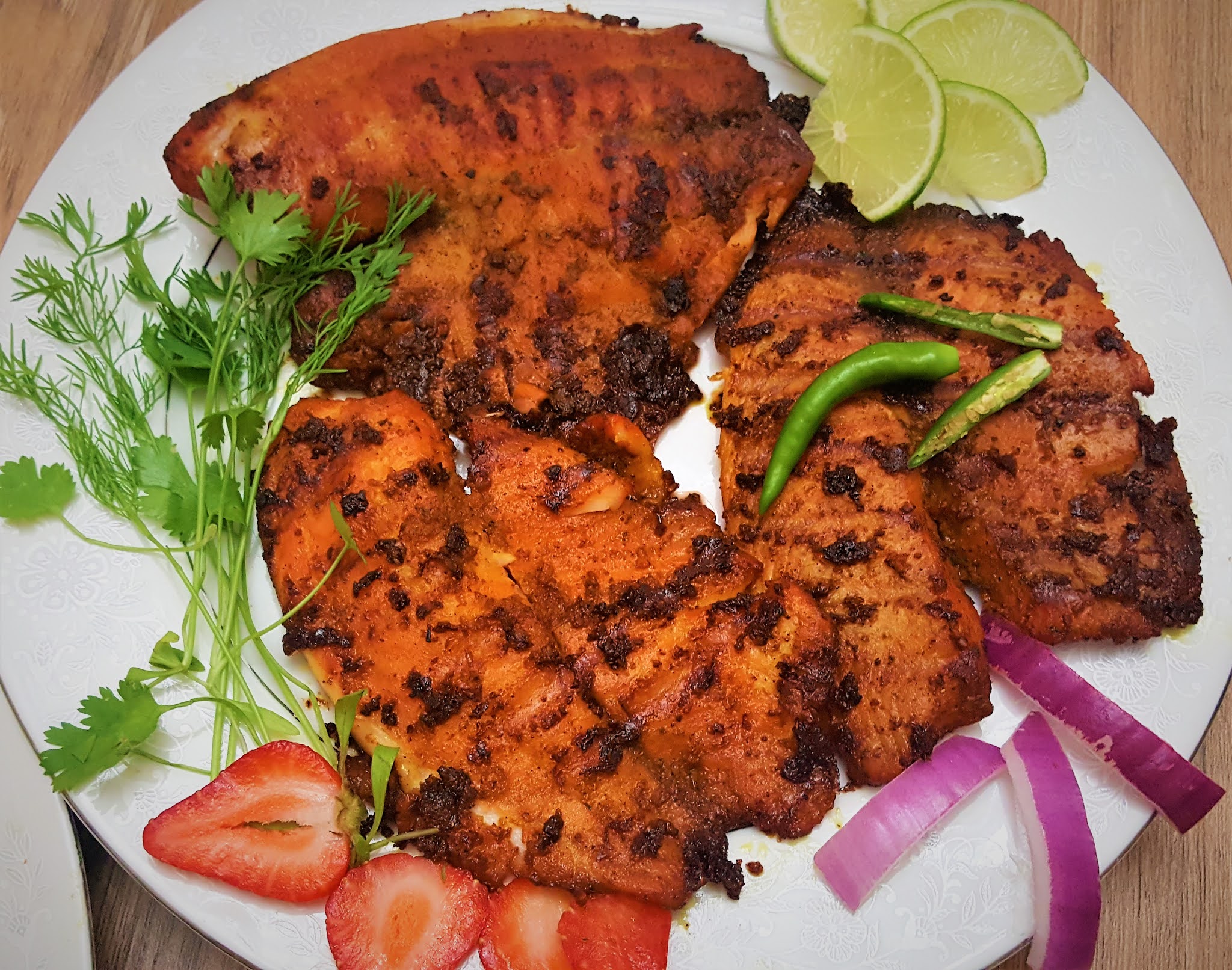 Fish Tikka Kabab at Home on the Stovetop