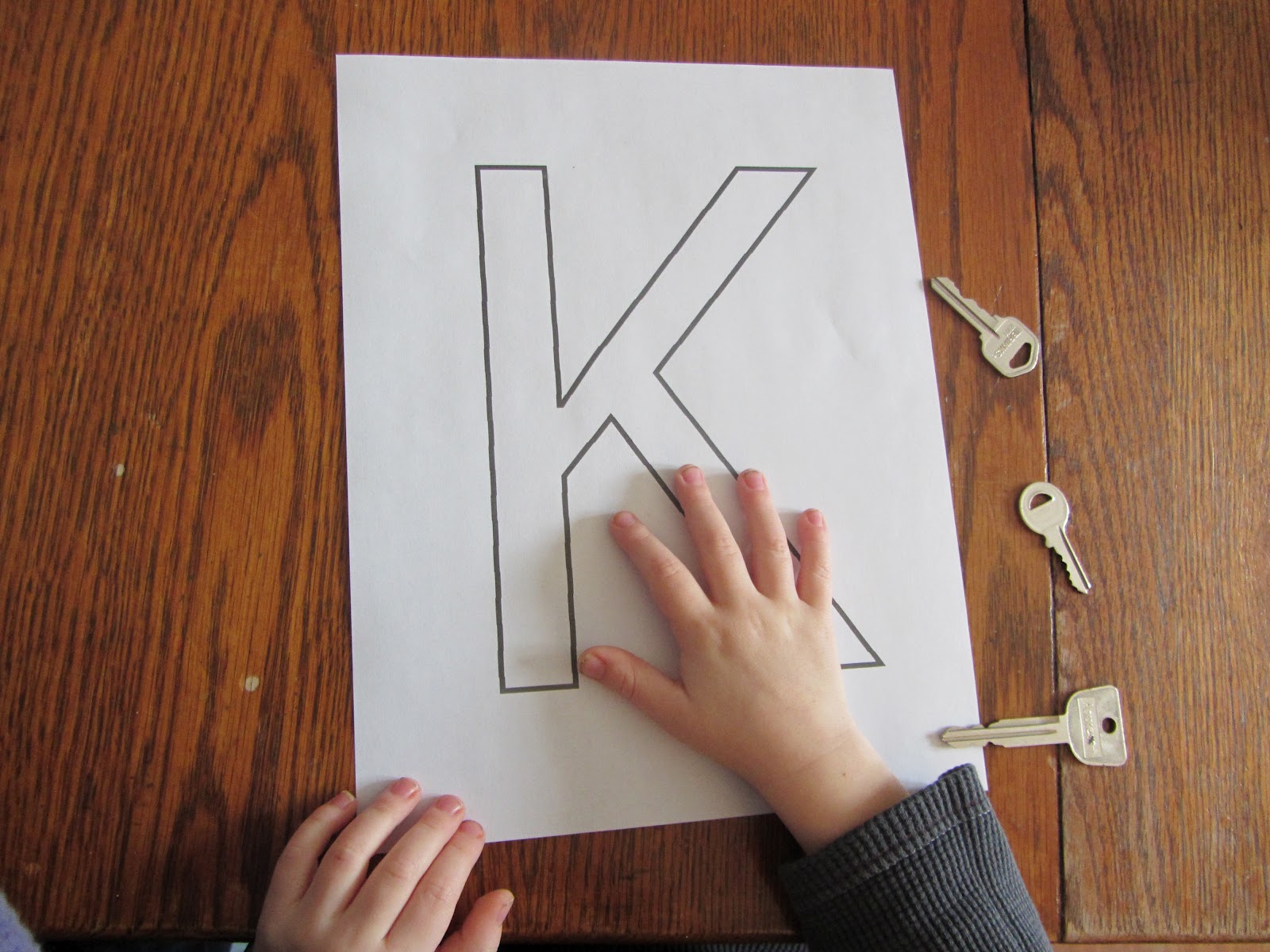 The Unlikely Homeschool: ABC Book: Letter K