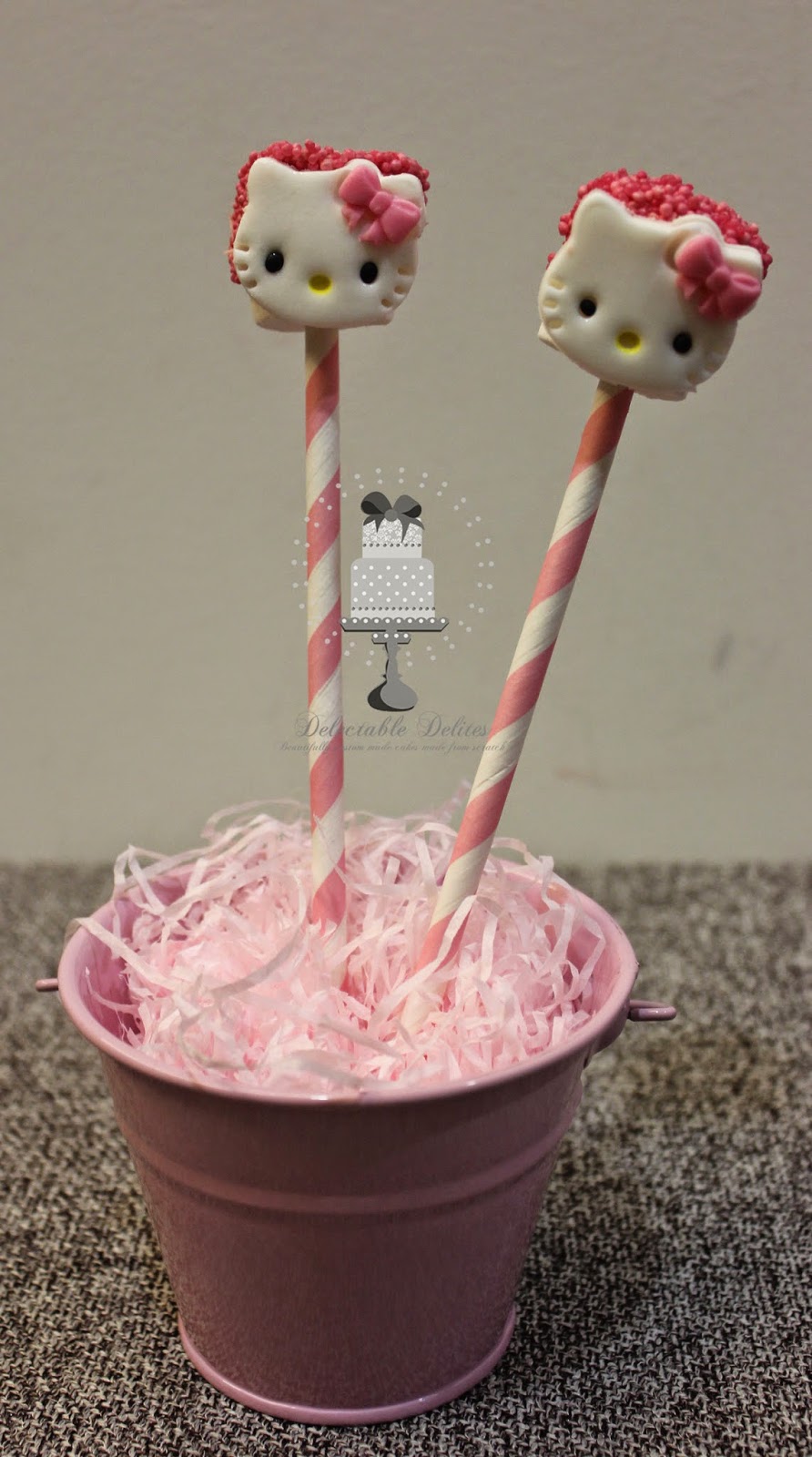 Delectable Delites: Hello Kitty Marshmallow Pops