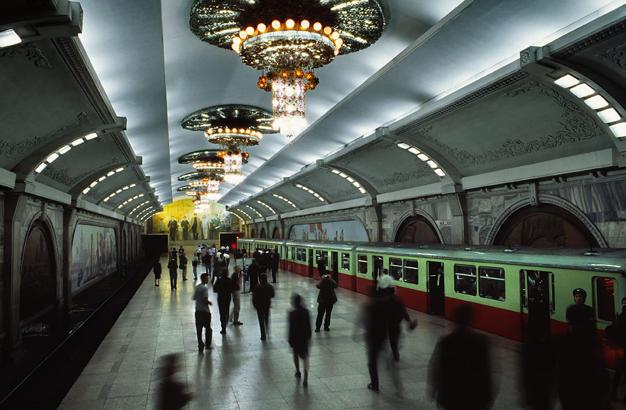 transpress nz: the Pyongyang Metro, North Korea