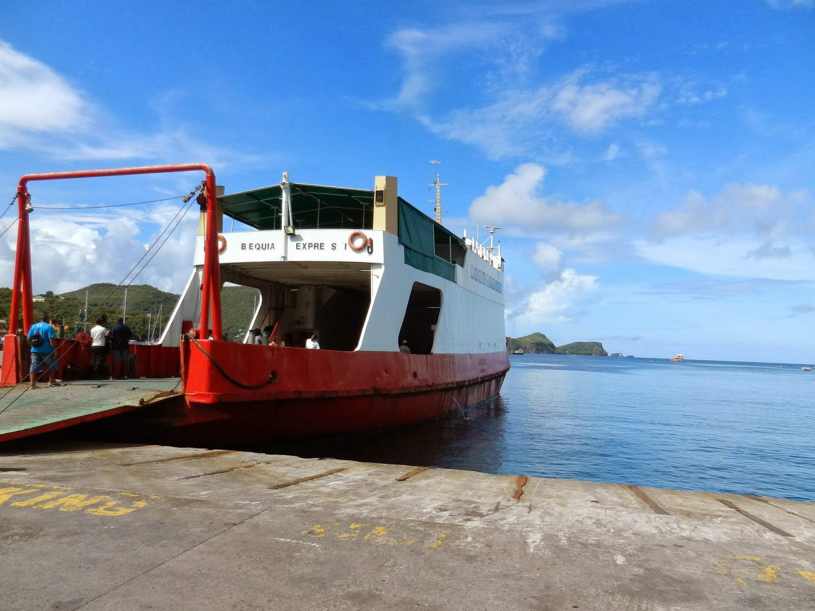 Here we go again tour: Taking the Ferry to Bequia