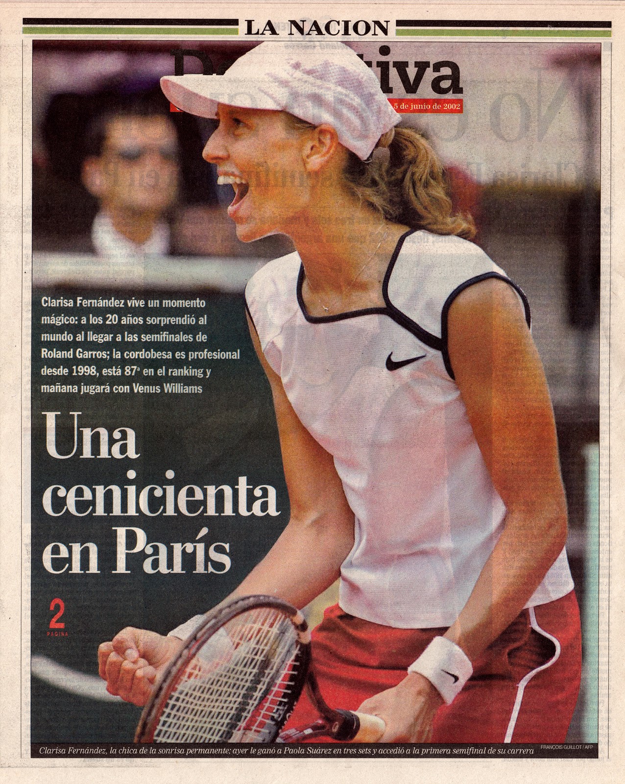 Tenistas Argentinas: Replay The Point: Clarisa Fernández, semifinalista ...