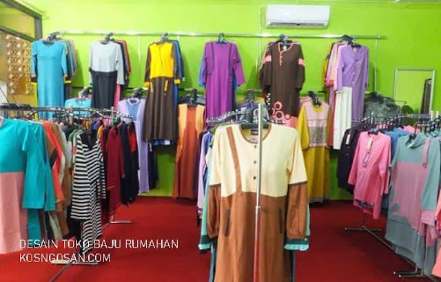 30 Desain Toko Baju Rumahan yang Minimalis - KOSNGOSAN