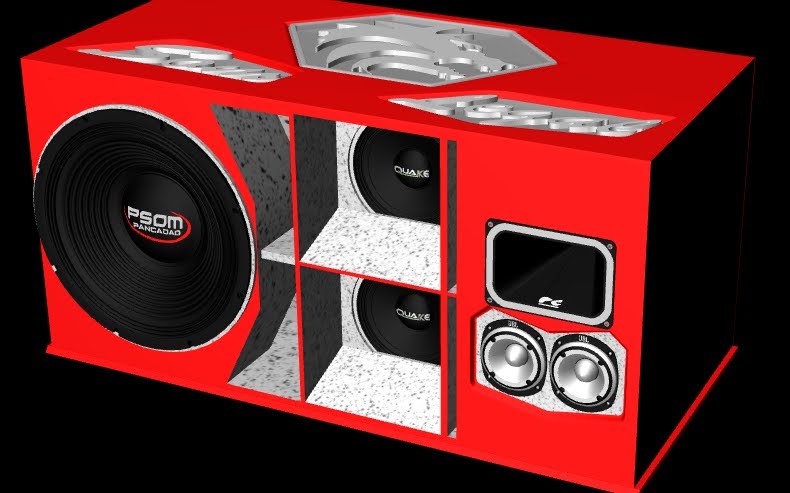 Caixa Trio Vermelha by:Ray-3D