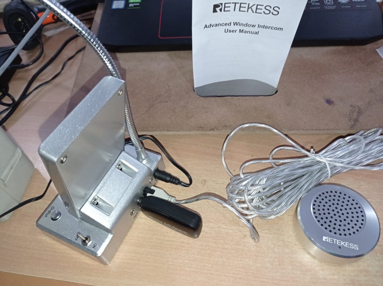 Cara Pasang RETEKESS Window Intercom TW102 with Wierles Mic - SumberKomputer