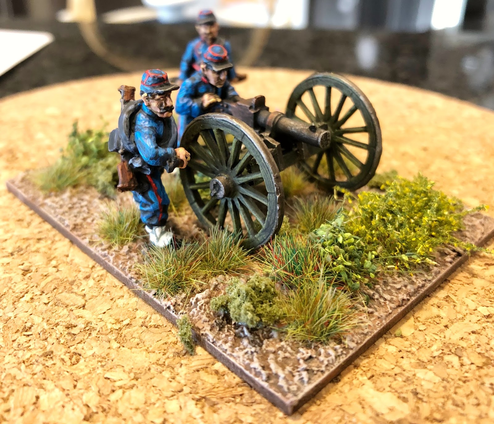 Fawcett Avenue Conscripts: Mitrailleuse! 28mm Reffye Mitrailleuse from ...