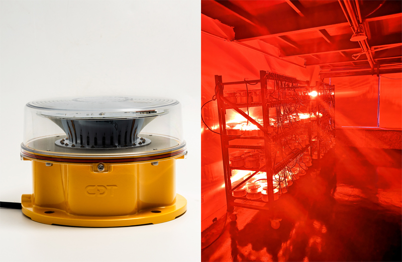 Night Marking Red Obstruction Light System for Transmission Tower