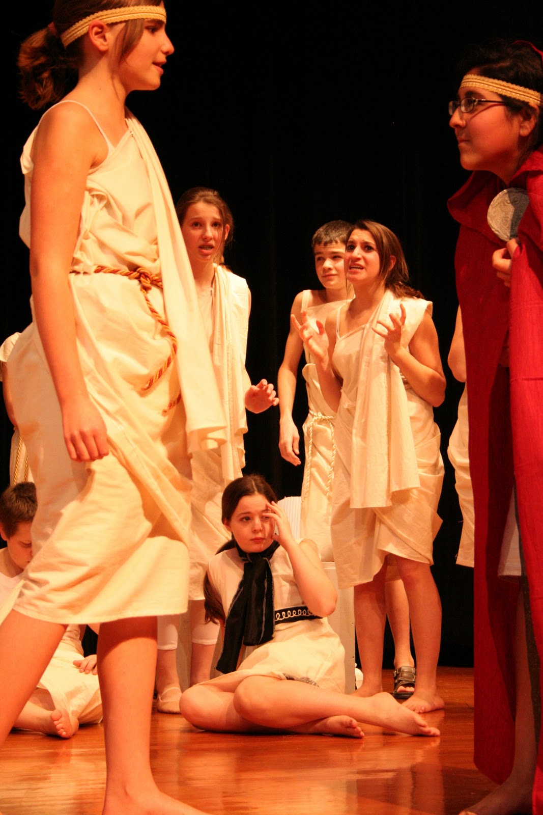 "Circus Olympus" ... Greek Theatre!: Athena & Arachne Production Photos