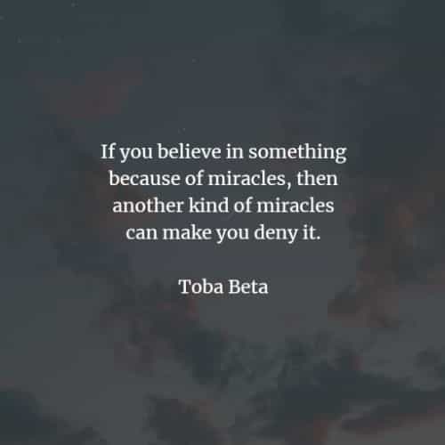 45 Miracle quotes and sayings that will enlighten you