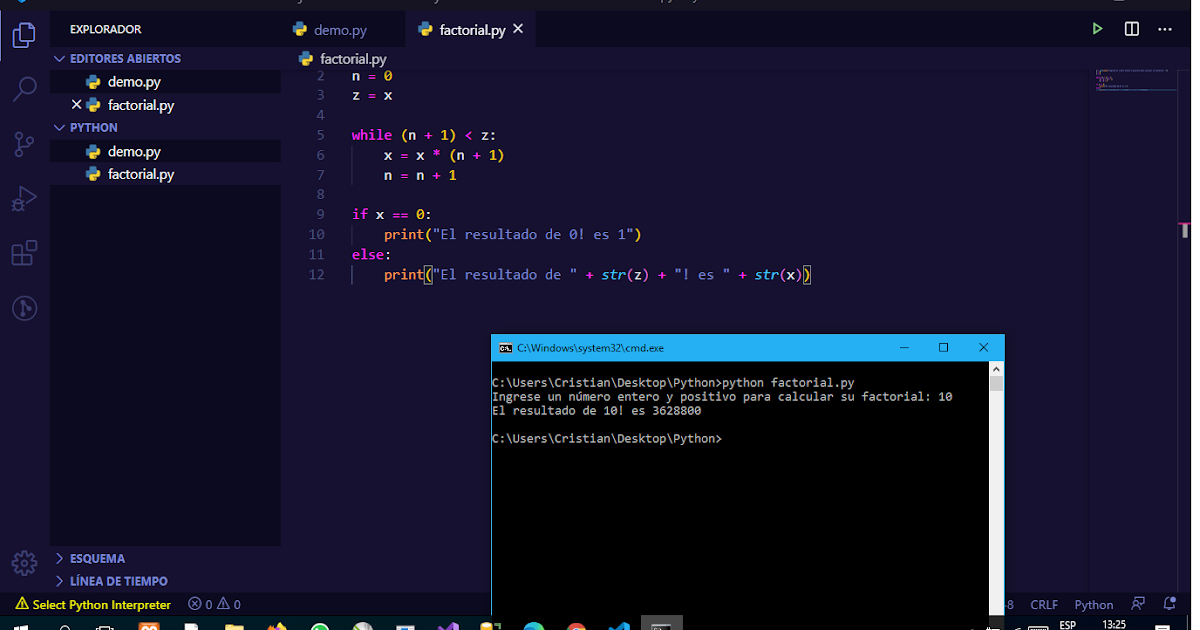 Como Calcular Factorial De Un Numero En Python 384 ~ Articulos De Programacion En Lenguajes