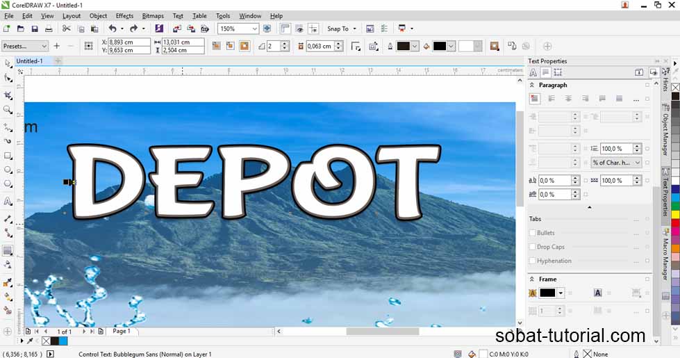 Desain Spanduk Depot Air Isi Ulang CDR (CorelDraw) - Sobat-Tutorial