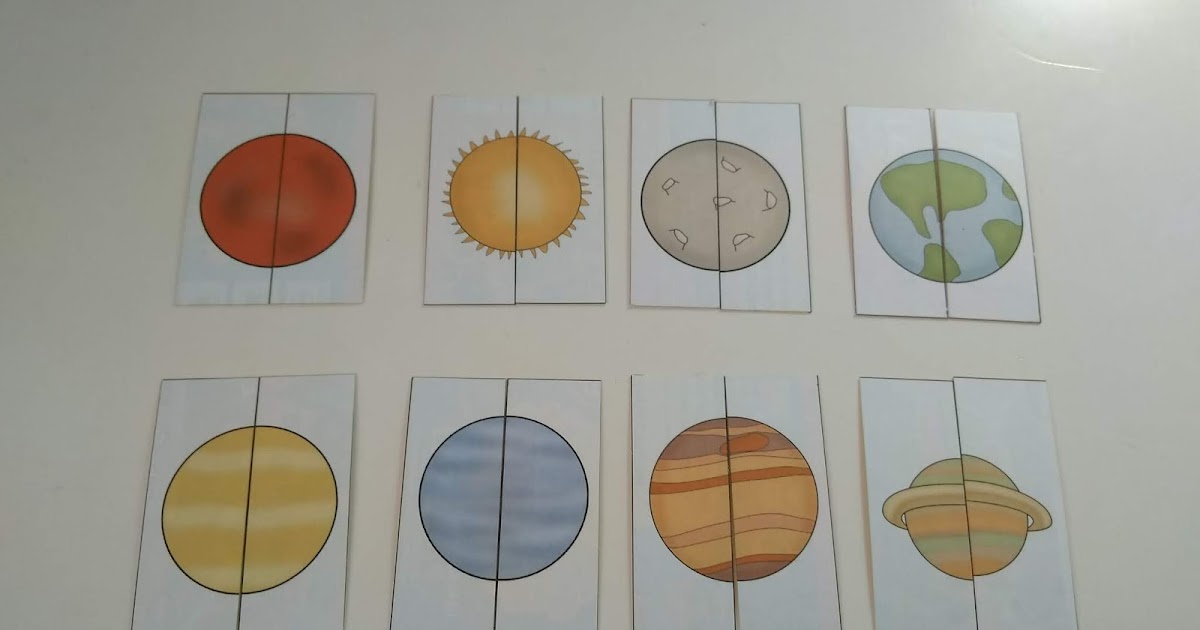 Taska Ummi Ida: Aktiviti 4 Tahun : Aktiviti Menyusun Puzzle Planet