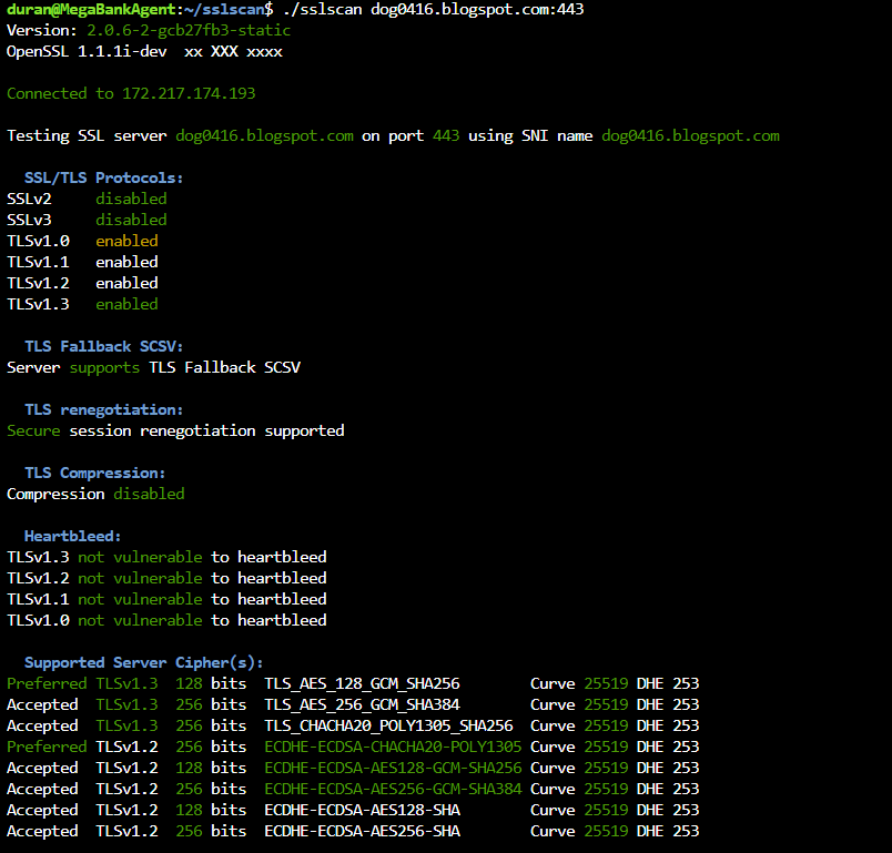 SSLScan - 瞭解網站是否安全的好用小工具
