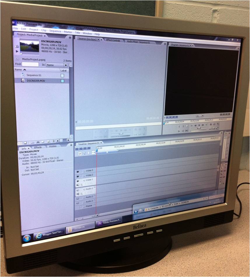 Harry Webber AS Media : Editing