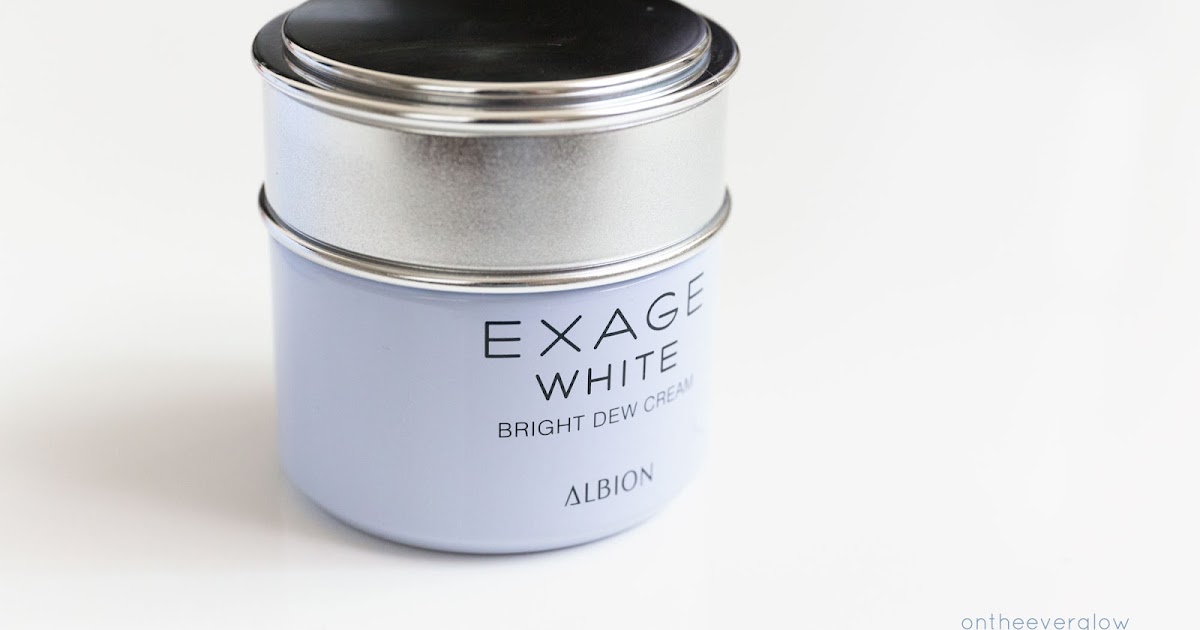 Review: Albion Exage White Bright Dew Cream | On The Everglow