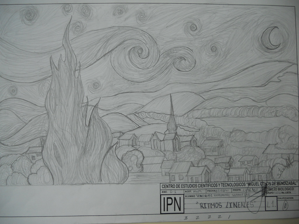 Dibujo Biológico: RITMO LINEAL