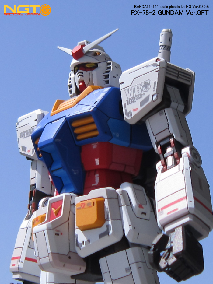 GUNDAM GUY: HG 1/144 RX-78-2 Gundam Ver. GFT - Customized Build