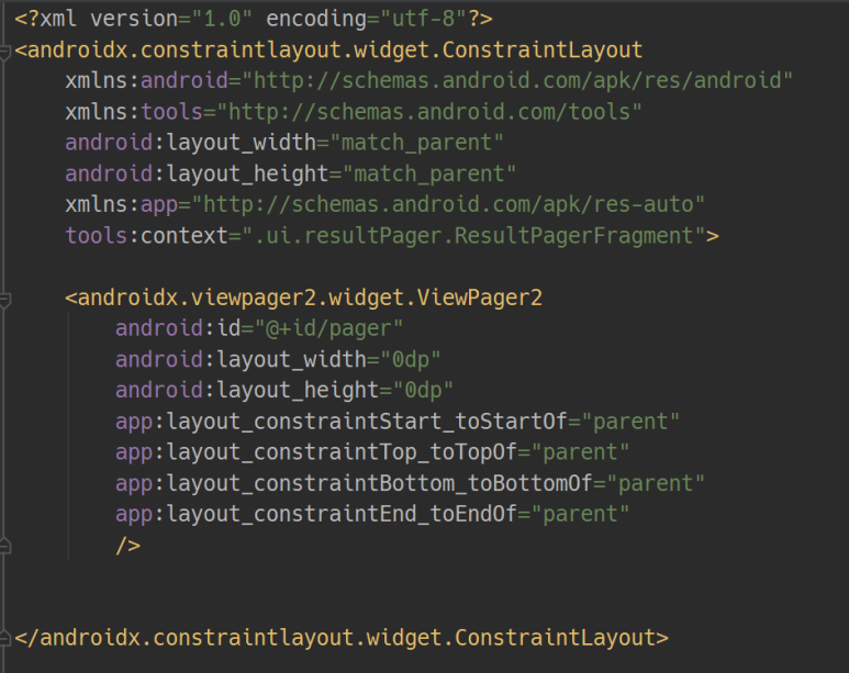 Android Use ViewPager2 with Fragment:산을 붉게 물들이는 꽃
