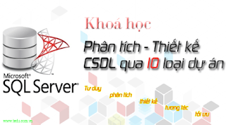 Phân tích & thiết kế CSDL với 10 loại dự án