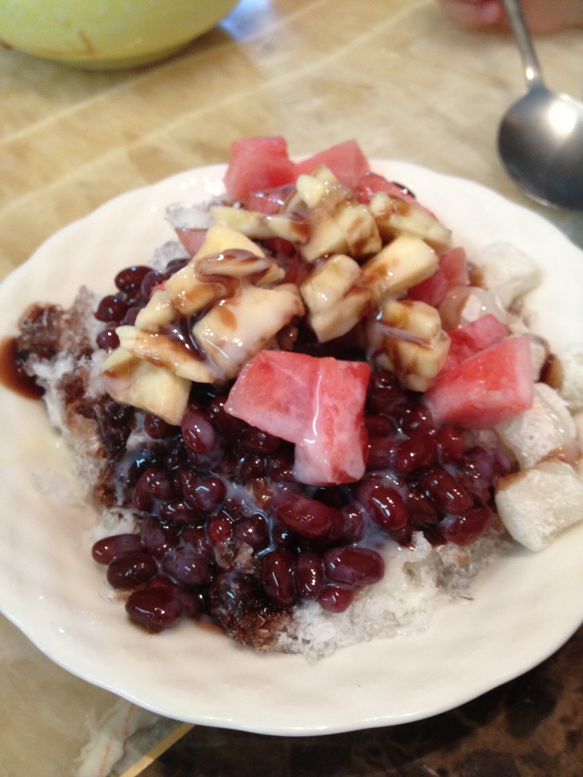 Daughter of Korea: First Red Bean Shaved Ice of 2013