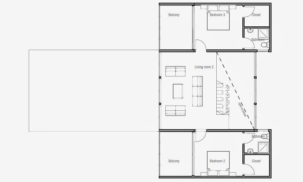 Australian House Plans: Contemporary Australian House Plan CH165