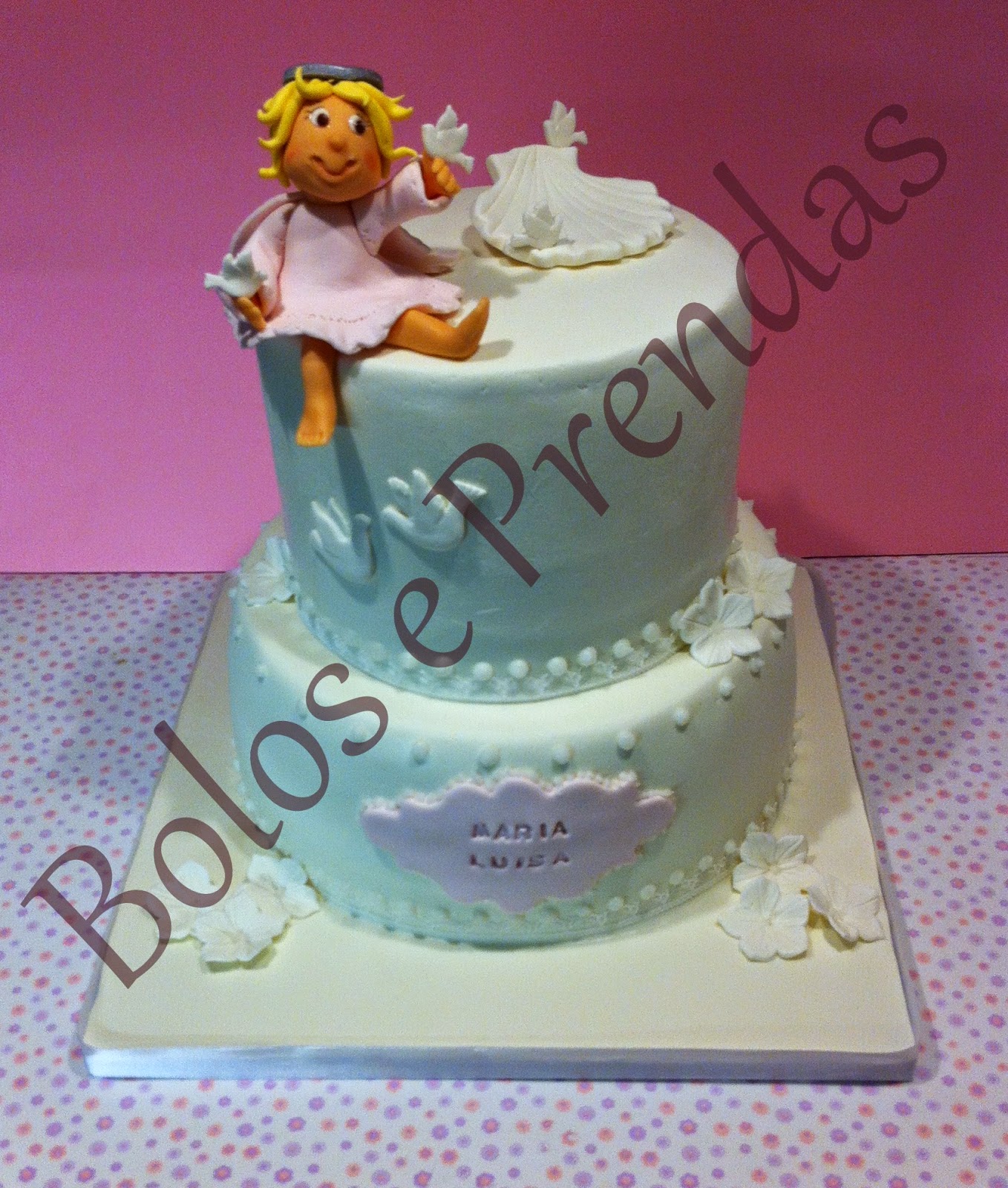 Carla Moreira - Cake Designer: Bolo de Baptizado