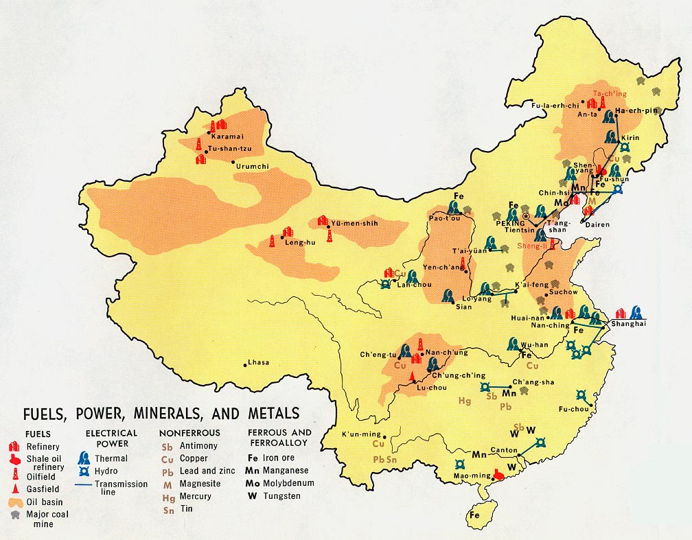 MAPAS DA CHINA
