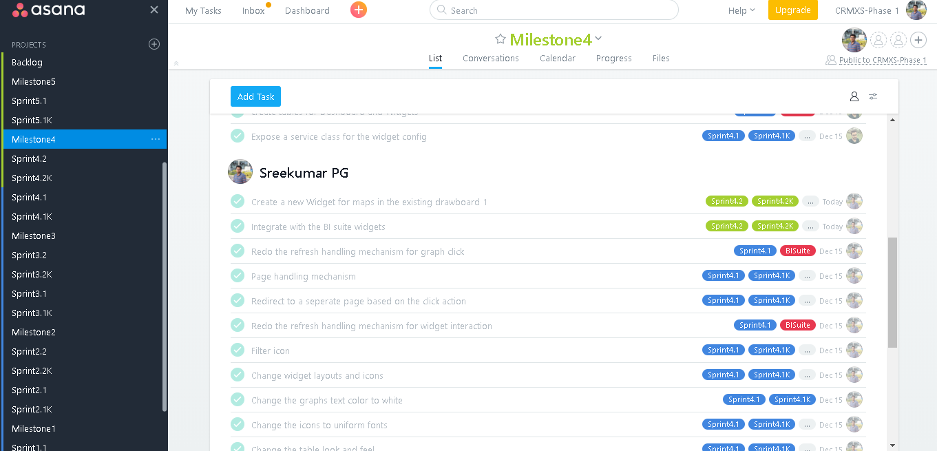 Scrumban using Asana