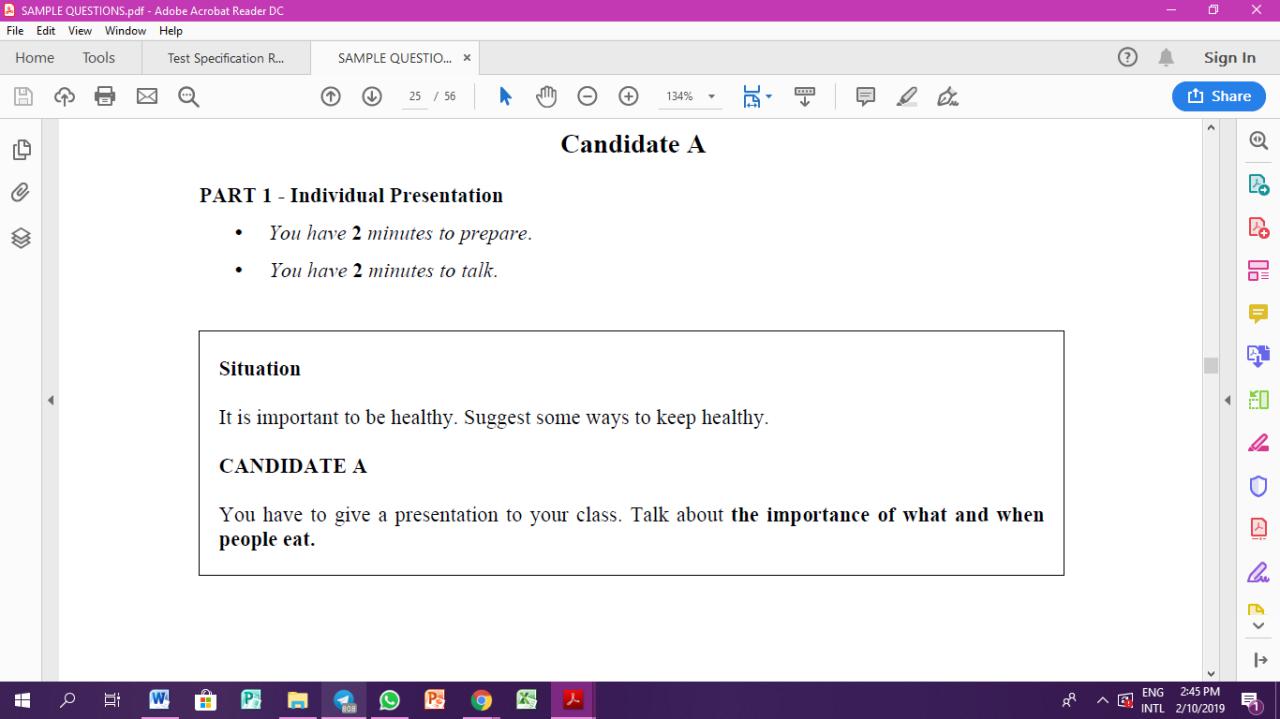 MUET my way...: New MUET 2021 Speaking Paper 25% Personal Commentary