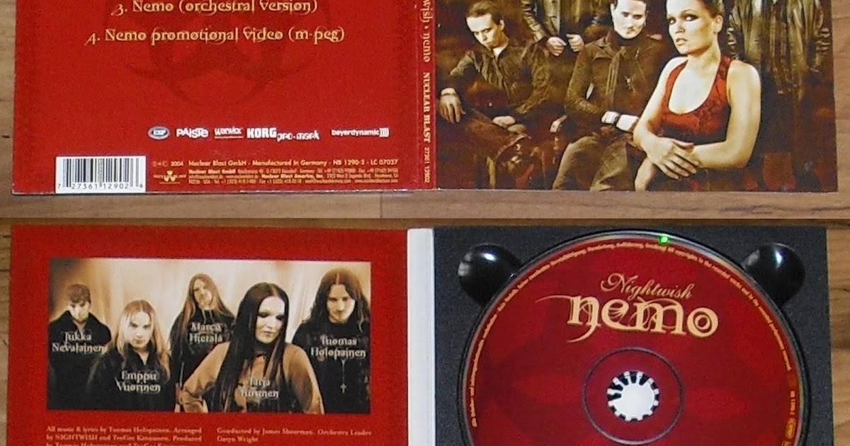 Tarja Turunen Collection: NEMO (WITH NIGHTWISH) - DIGIPACK