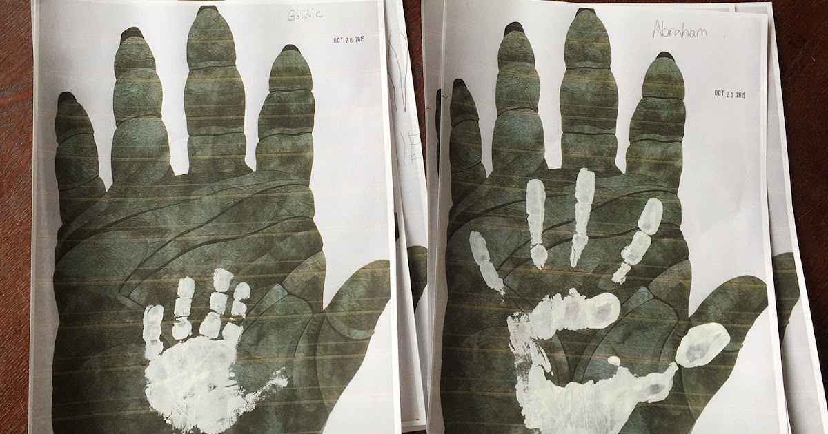 Gorilla Handprint Outline