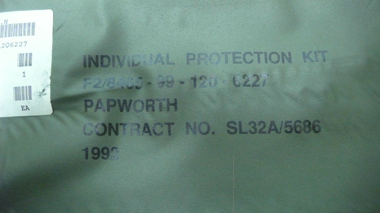 Webbingbabel: British Army Individual Protection Kit / Shelter Kit