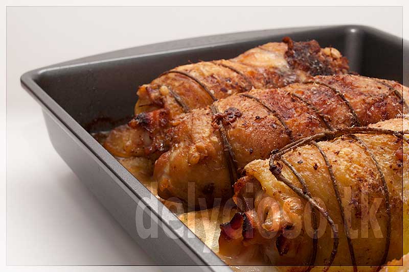 Dely-Cioso: Zancas de Pollo Rellenas en su Jugo